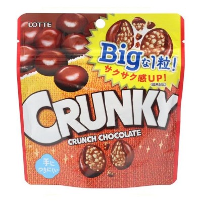 Lotte Big Pouch Шоколад хрустящий Кранки, большой пакет, 72 г: купить в ...